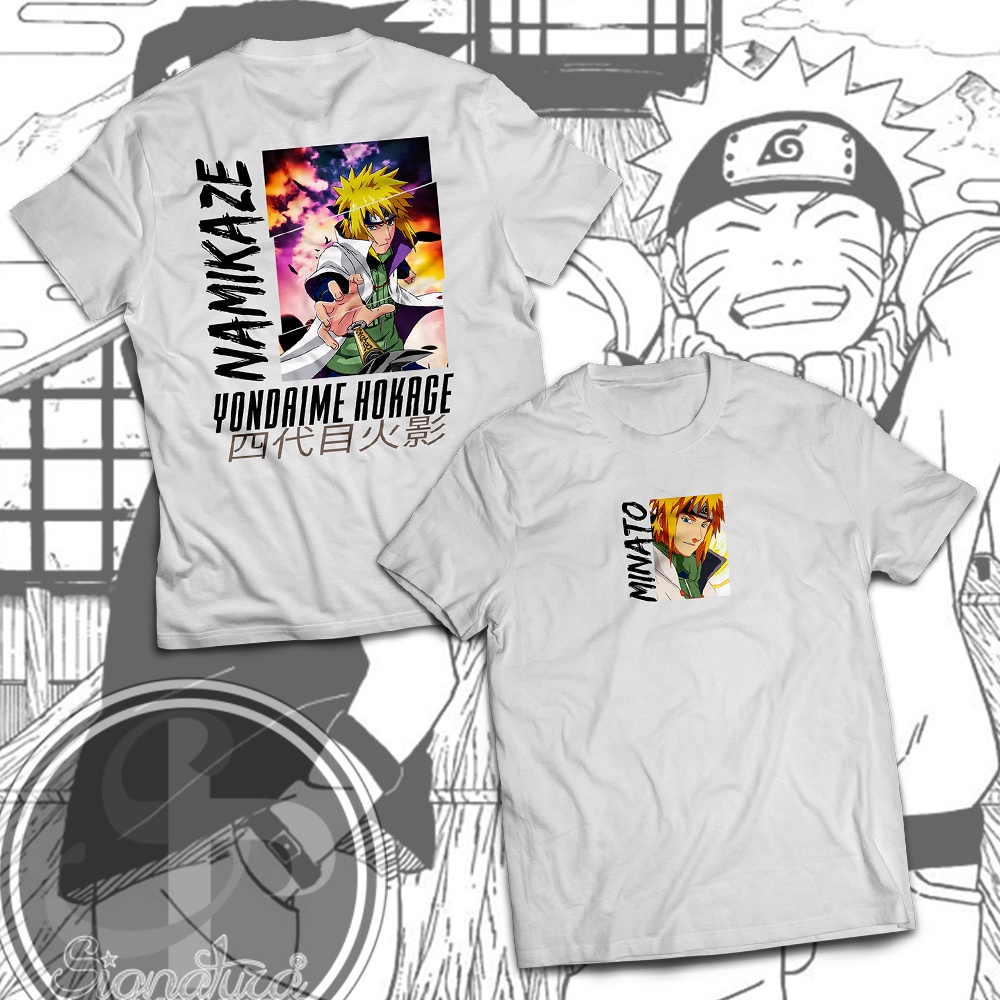 Signatura Tees Anime Shirts Naruto Series | Minato Namikaze Shirt ...