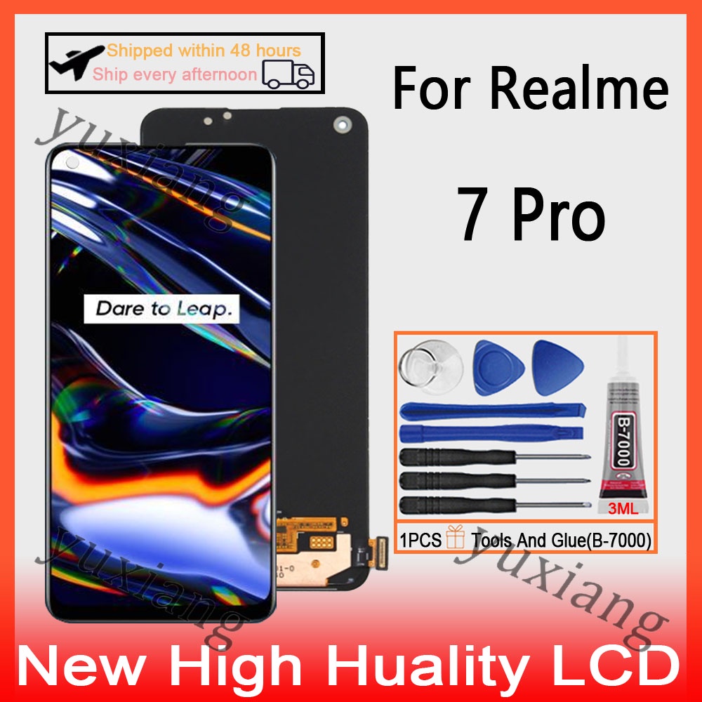 AMOLED TFT For Realme 7 Pro RMX2170 LCD Display Touch Screen Digitizer Assembly With Frame ...
