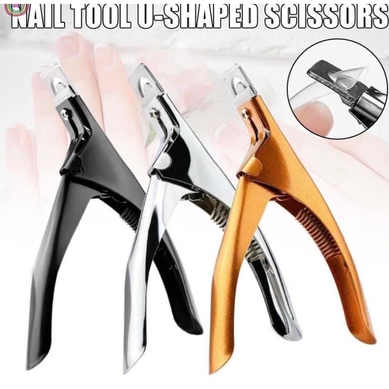 U-Shaped Edge Nail-Cutter Manicure Nail Clippers | Shopee Philippines