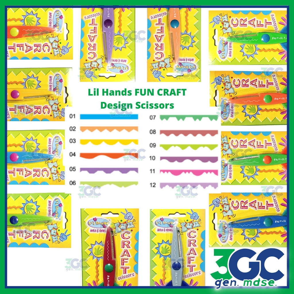 Fun Craft Scissors (12 different designs) | Shopee Philippines
