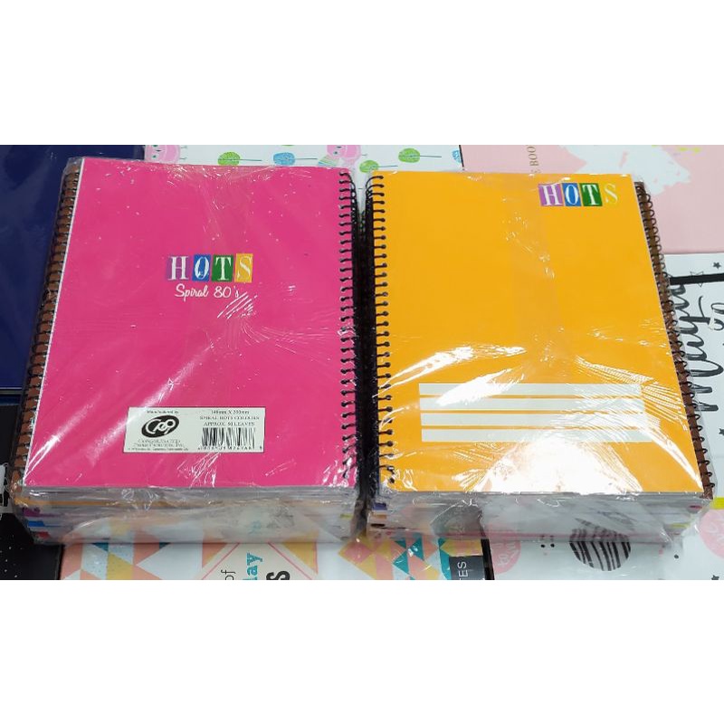 10pcs./pack SPIRAL NOTEBOOK Assorted | Shopee Philippines