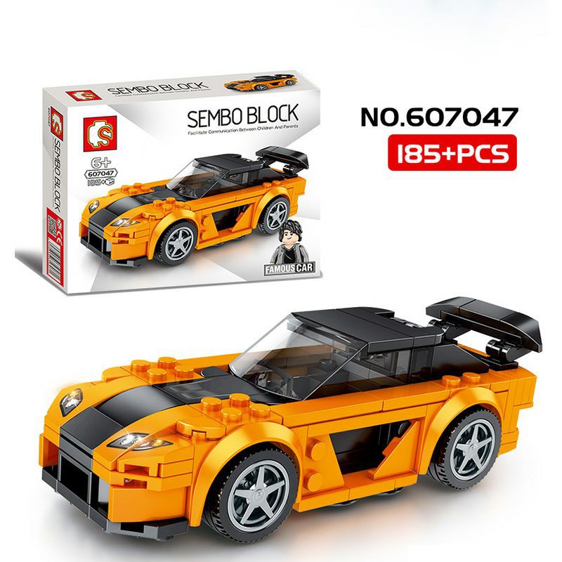 Sembo Block Famous Car 607047 - Mazda RX7 | Shopee Philippines