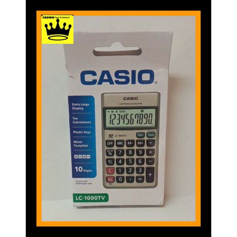 1x CASIO LC-1000TV (10 digits) | Shopee Philippines