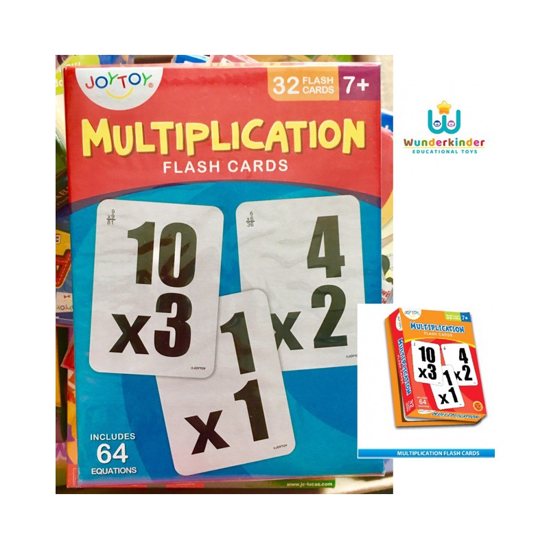 JOYTOY MULTIPLICATION FLASH CARDS | Shopee Philippines