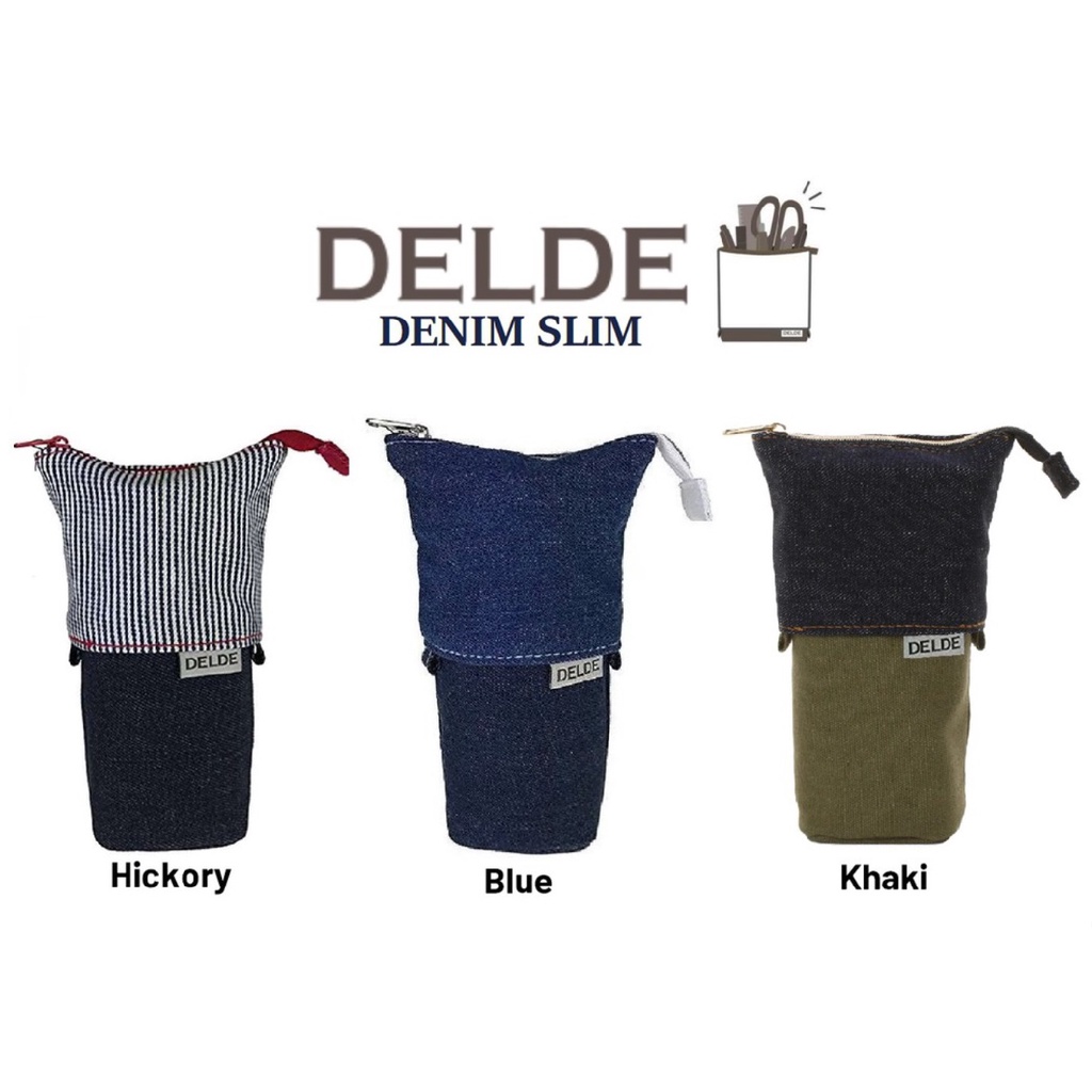 Sun-Star Stationery DELDE Denim Slim Series Pen Pouch (2020) | Shopee ...