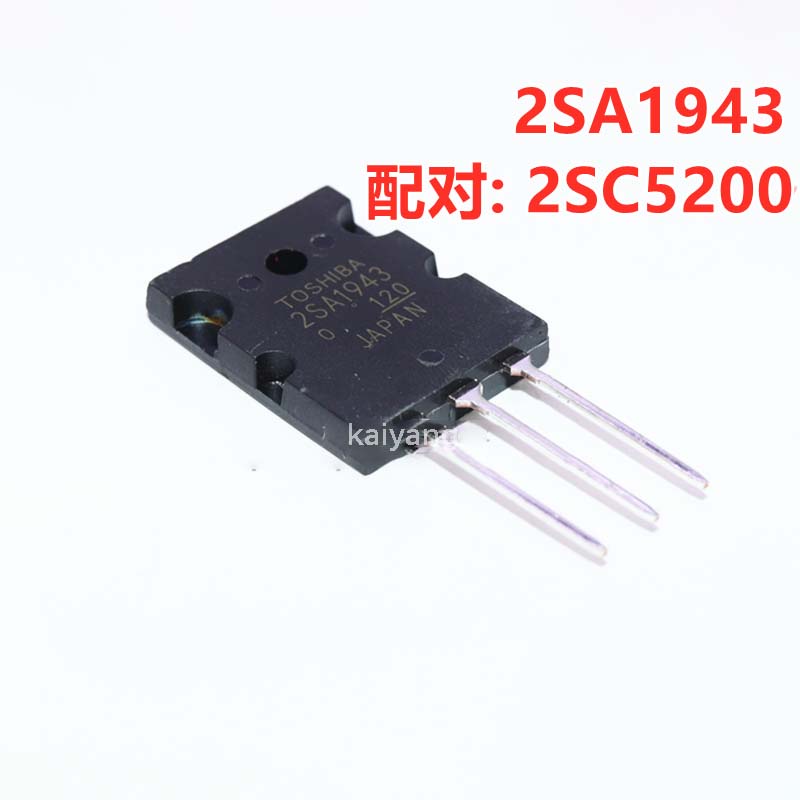 10pcs original TTA1943 TTC5200 2SA1943 2SC5200 A1943 C5200 TO-3PL high power amplifier pair tube ...