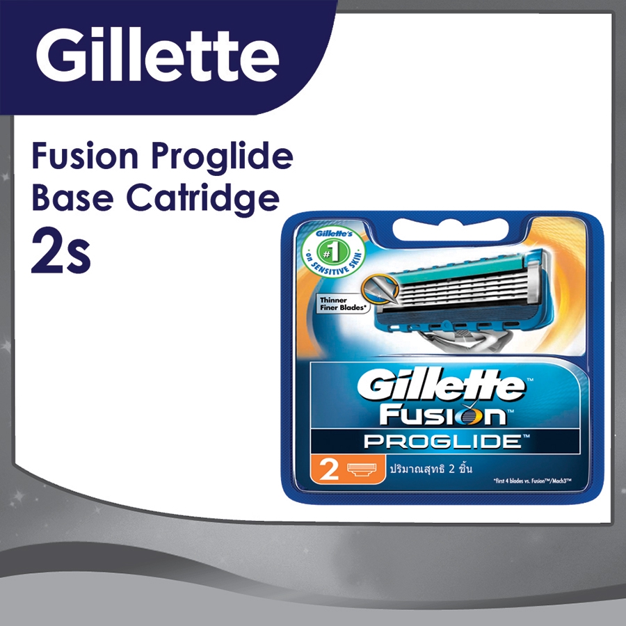 Gillette Fusion Proglide Flexball Razor Blade 2 Refills | Shopee ...