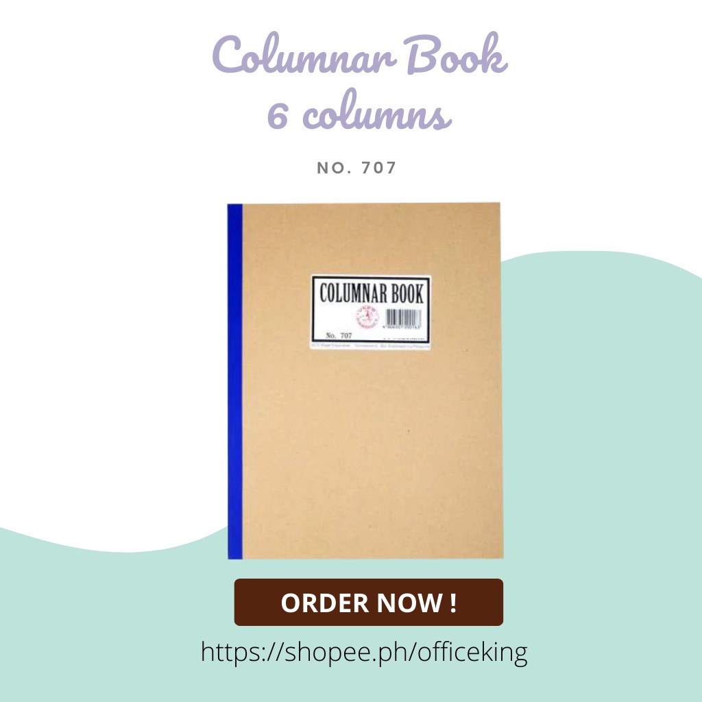 Columnar Notebook 6 columns | Shopee Philippines