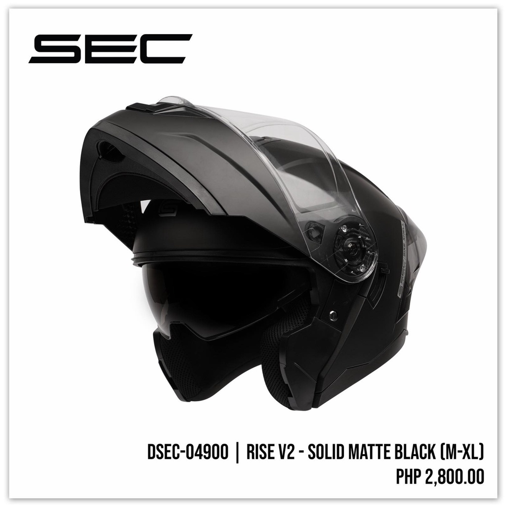 Spot s hair sec rise version 2 modular helmet with SMOKE LENS & SPOILER ...