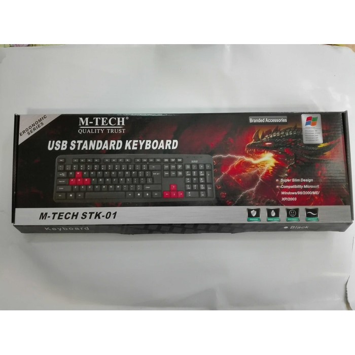 M-tech Keyboard STK-01 USB - Black (BB) | Shopee Philippines