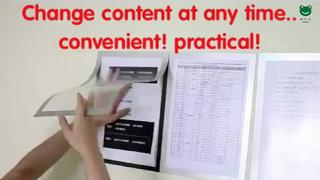 【COD】 A4 A3 Multi-function Photo frame Wall sticker Display card ...