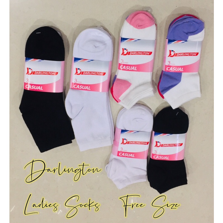 Darlington Original Ladies Socks/Formal/Casual/SchoolSocks | Shopee ...