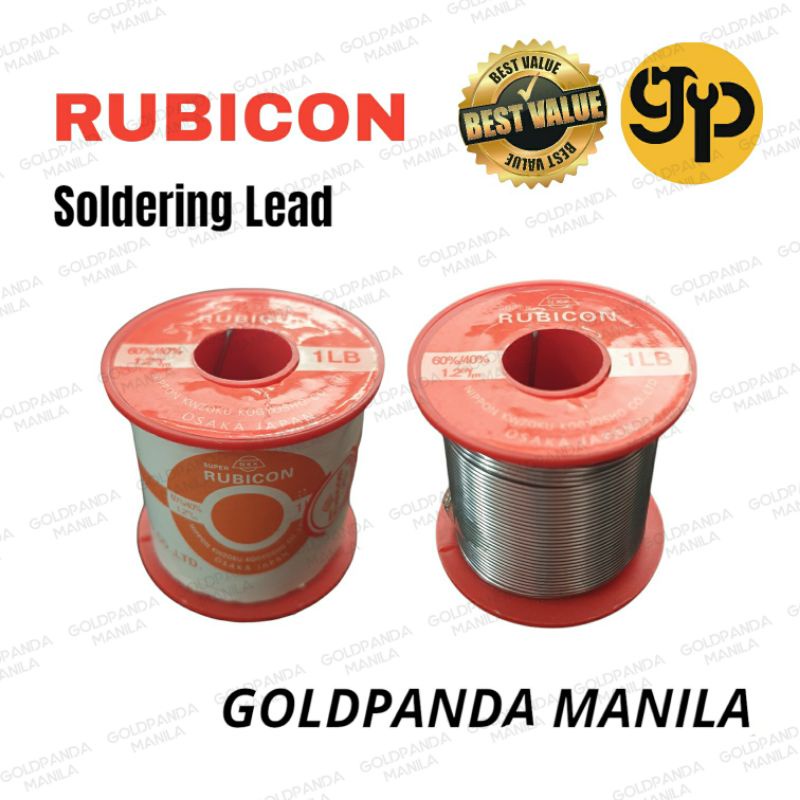 Rubicon Soldering Lead, per meter, per roll, 1.2mm | Shopee Philippines