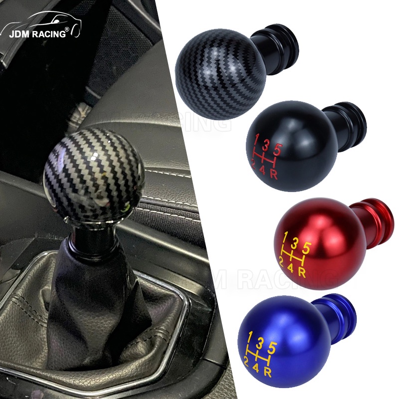 New arrive 5 Colors Universal Racing 5 Speed Aluminum Car Gear Shifter Knob Manual Automatic ...
