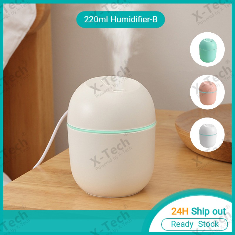 X-Tech 220ml Air Humidifier Mini Portable air purifier humidifier ...