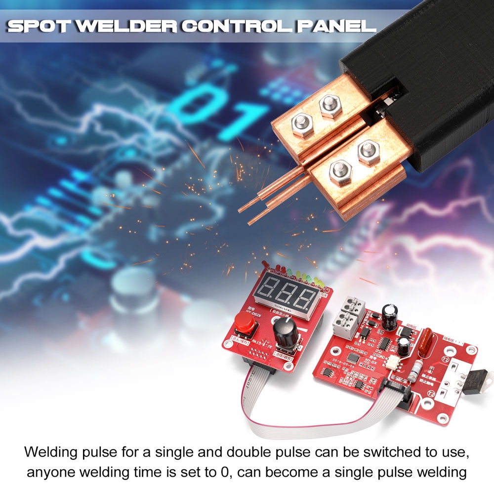 NY-D02 Double Pulse Encoder Time Current Spot Welding Controller ...