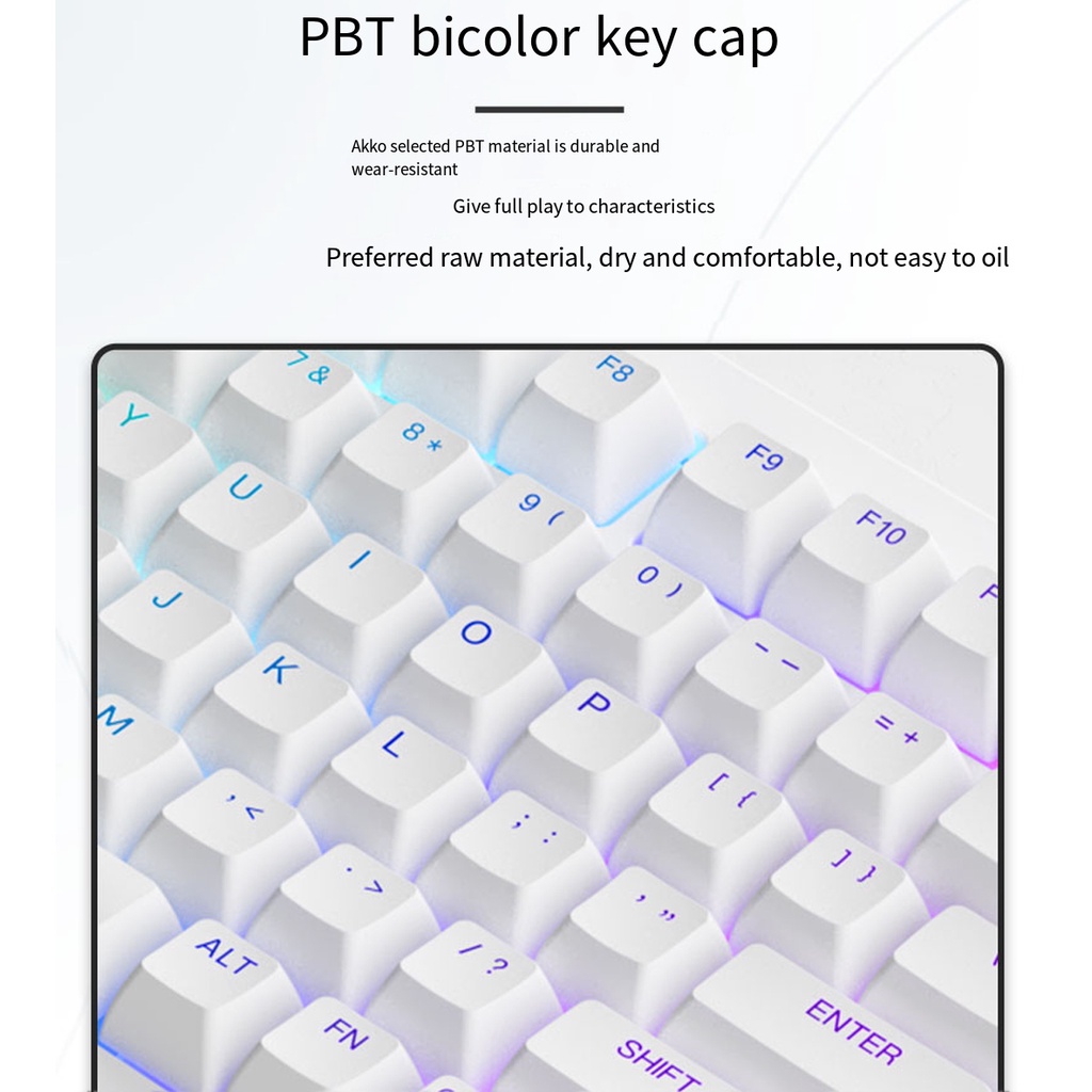 Akko 5075S Mechanical Keyboard Gasket Structure Kit RGB Backlight Hot ...