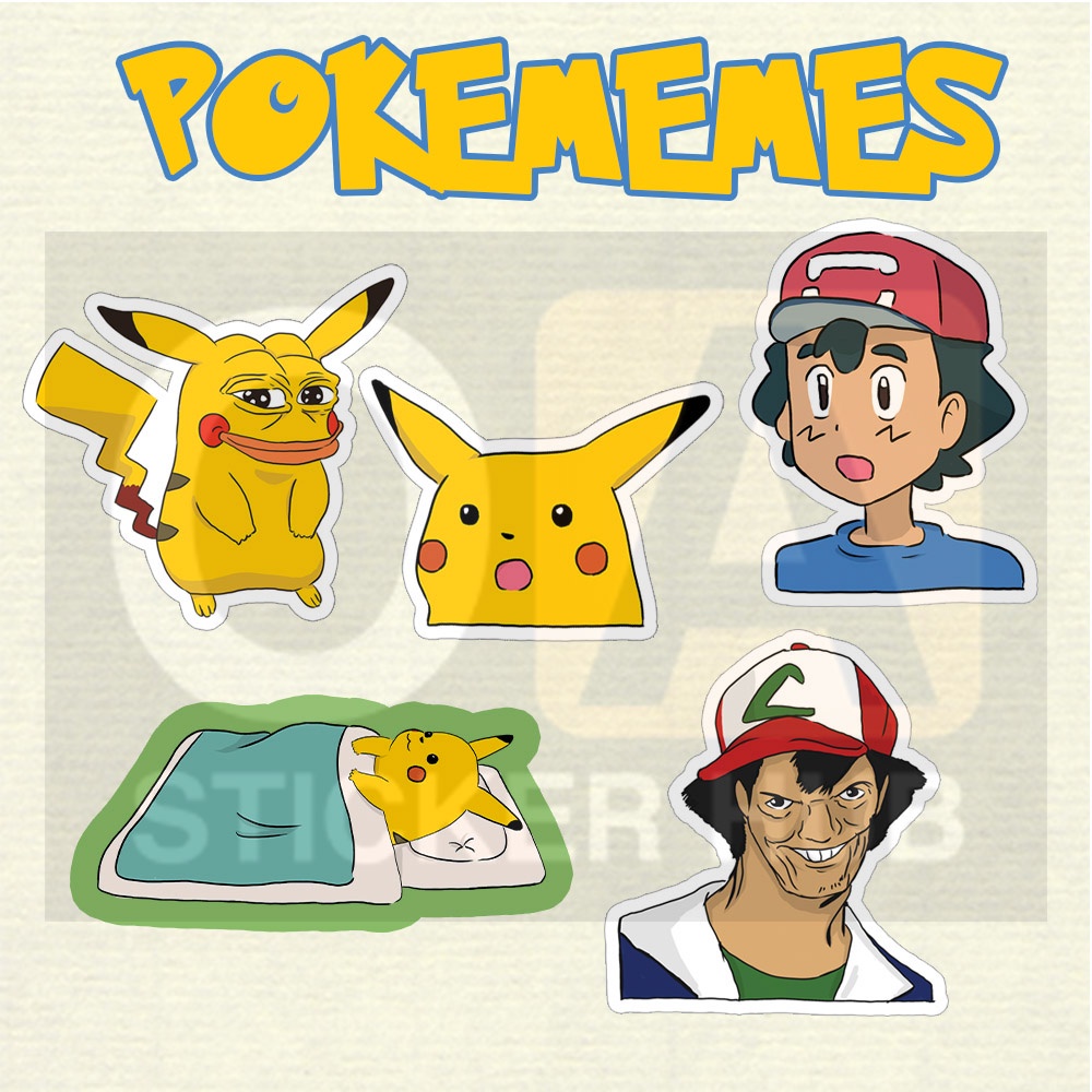 POKEMON MEMES STICKER pack | Shopee Philippines