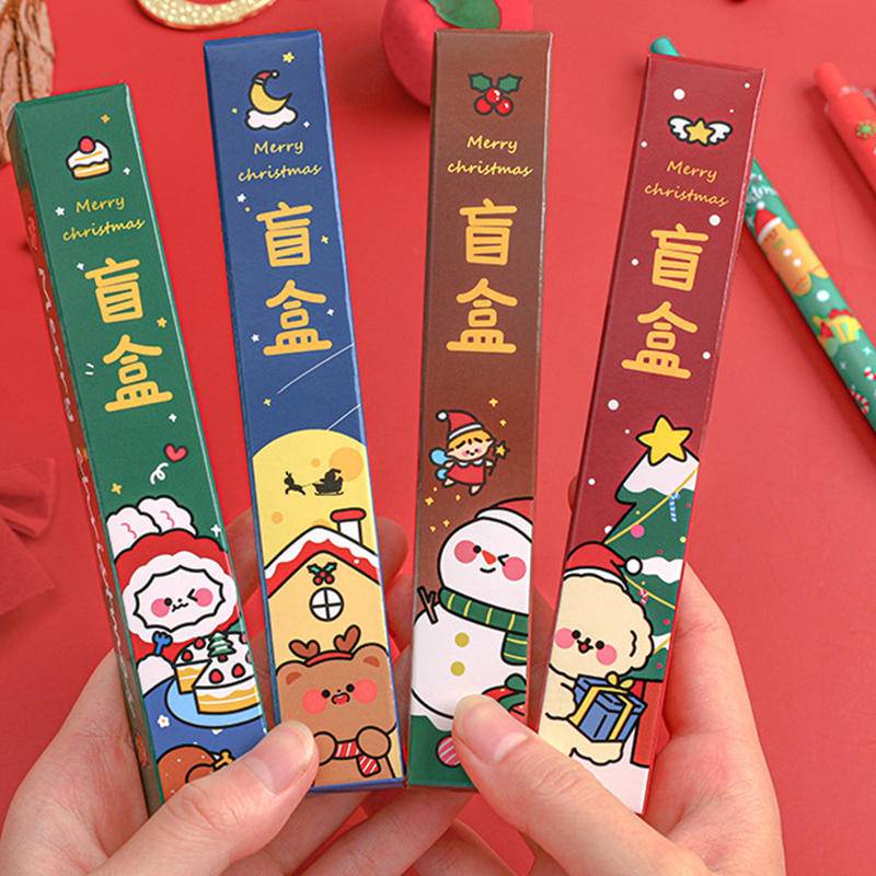 4Pcs Kawaii Gel Pen sticker refill Set Cute Ballpoint Pens 0.5mm Black ...