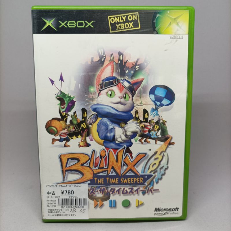 Blinx the Time Weeper (XB) | XBOX Classic Original DVD NTSC-Japan ...