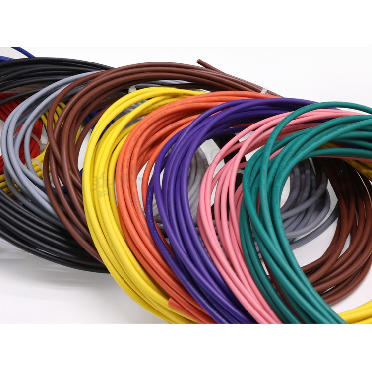 2Meters 15AWG Teflon Silver Plated Wire High Temperature Electronic Wire PTFE Teflo Signal Cable ...