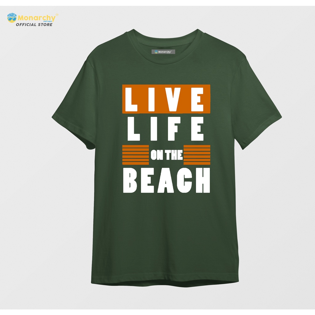 Monarchy Summer Vol.1 T-Shirt Life On Beach For Men And Women | Shopee ...