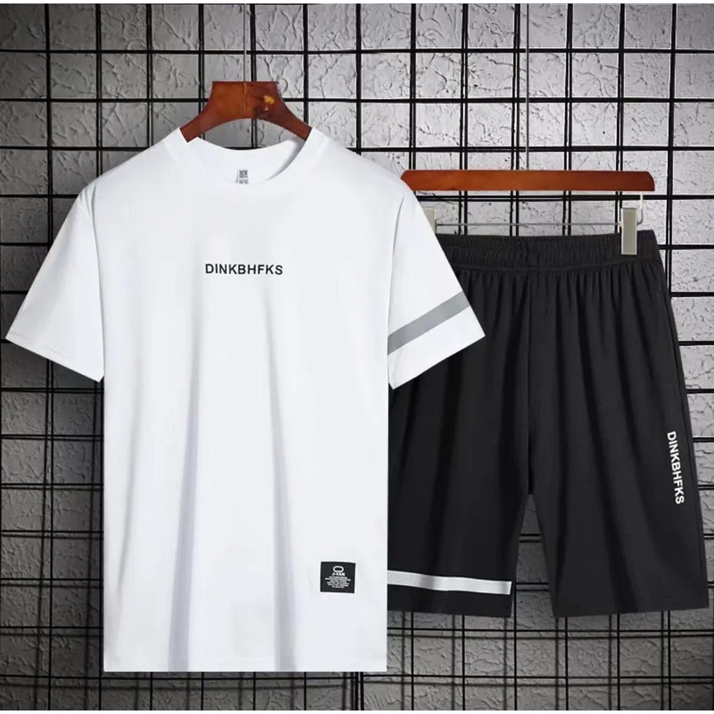 Drifit Simple and breathable Fashion Korean Casual Terno For men T ...