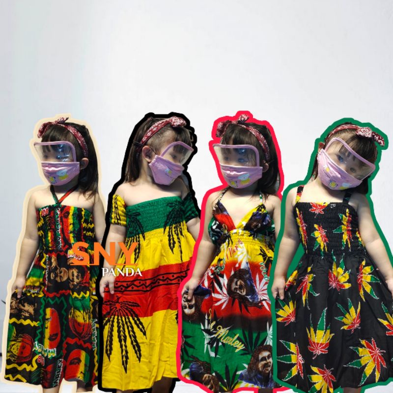 BOBMARLEY REGGAE DRESS FOR KIDS/ REGGAE DRESS FOR KIDS | Shopee Philippines