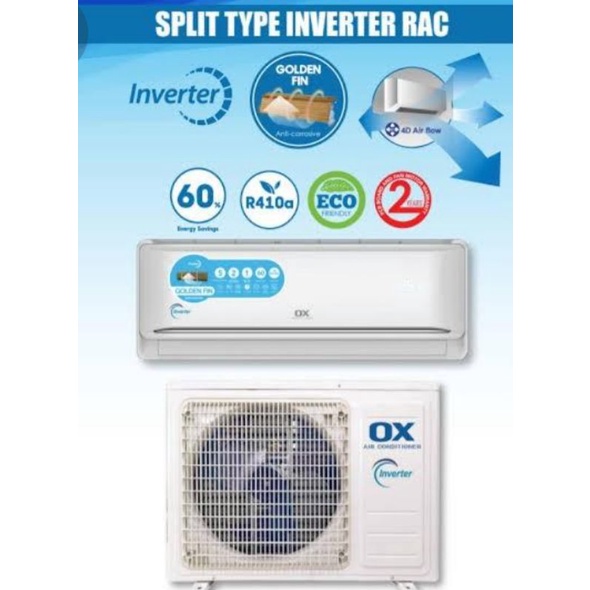 OX 1HP TO 2HP SPLIT TYPE INVERTER AIRCON | Shopee Philippines