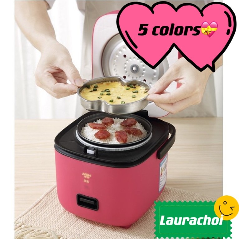 mini rice cooker Rice Cooker small with steamer electric multifunction ...
