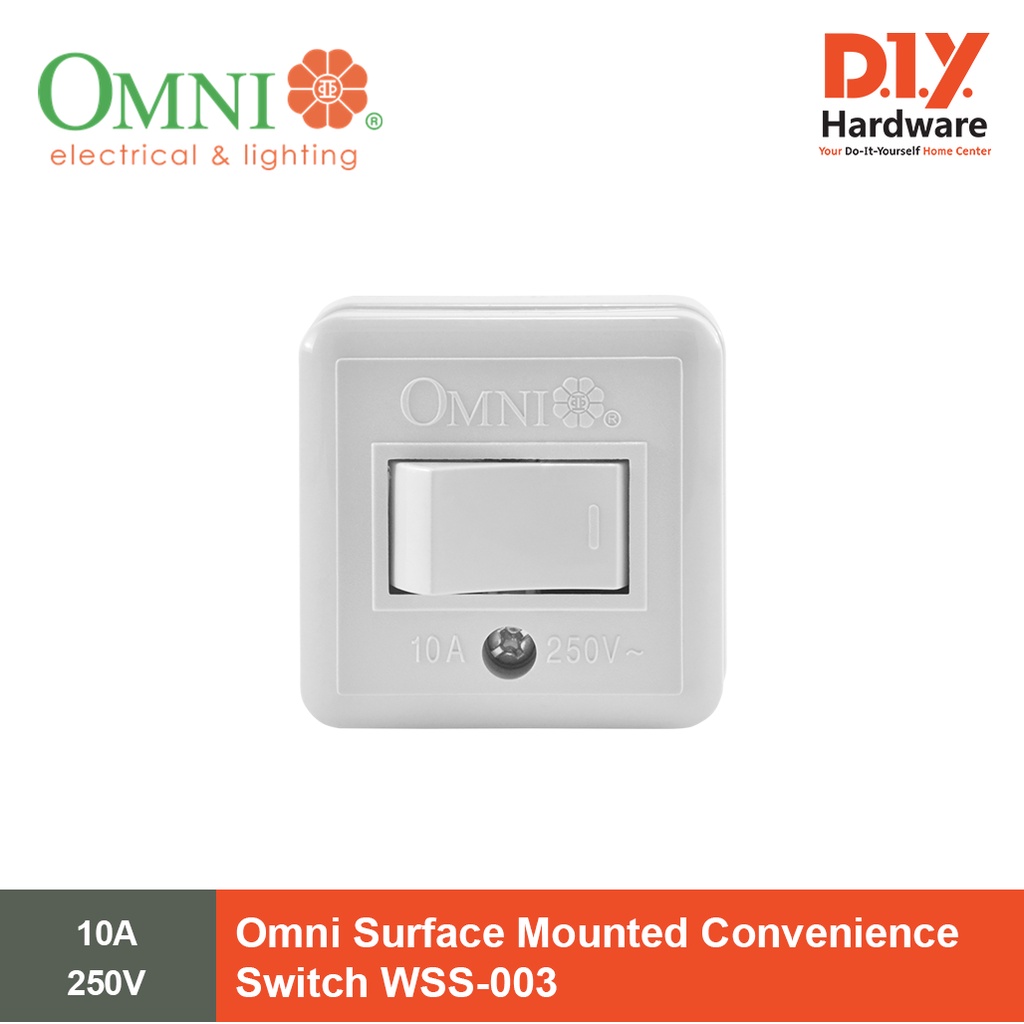 Omni Surface Mounted Convenience Switch WSS-003 | Shopee Philippines
