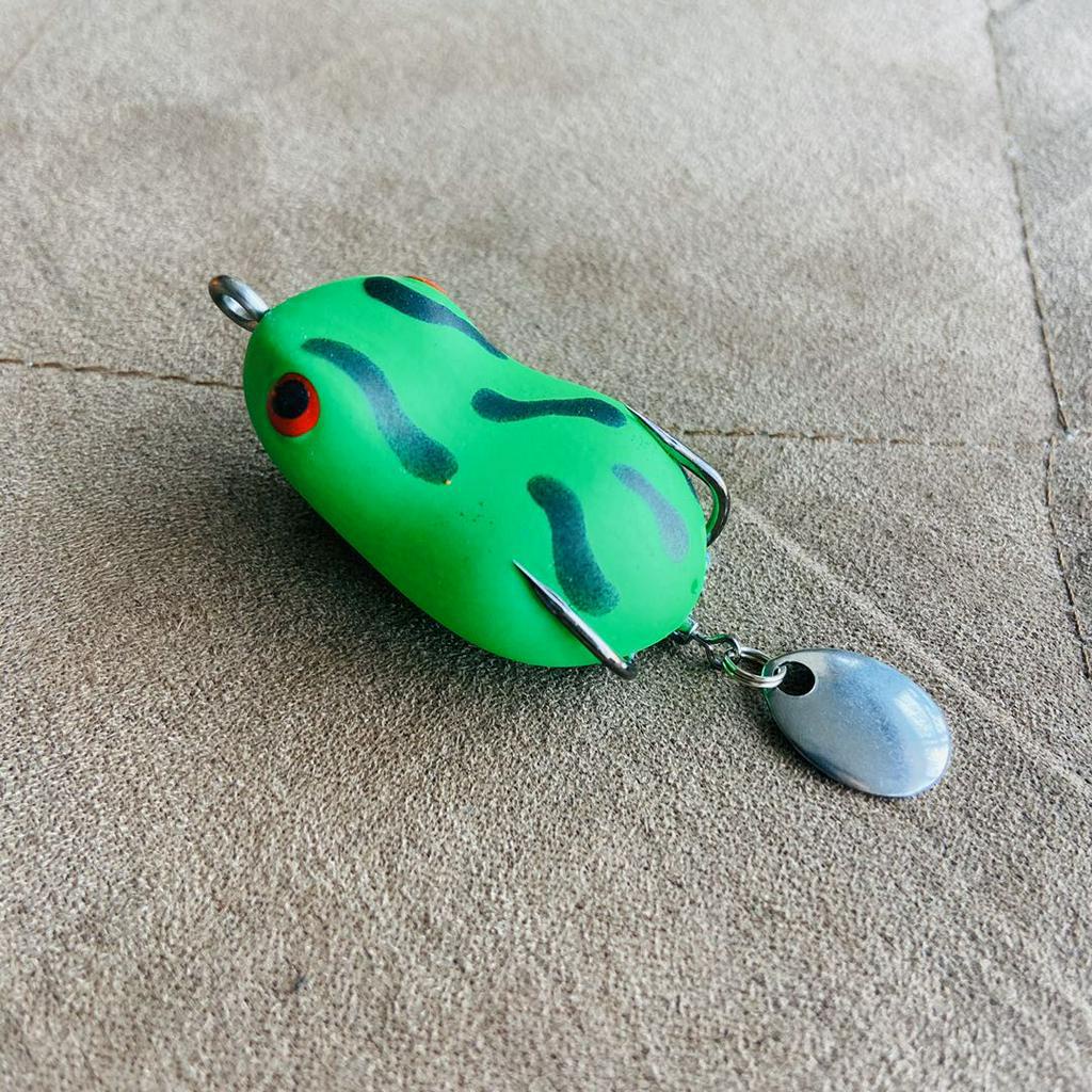 Soft Plastic Lure Soft frog Spinner Bait exp Soft frog Fishing Bait ...