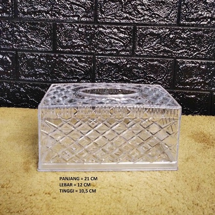 Large Tissue Box Acrylic Material Acrylic Thick Clear Beautiful Luxury ...