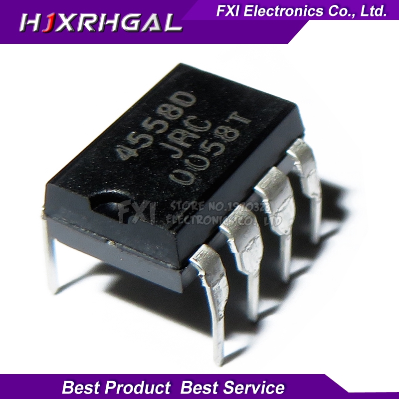20PCS NJM4558D DIP8 NJM4558 DIP JRC4558D JRC4558 Dual operational amplifier New original ...