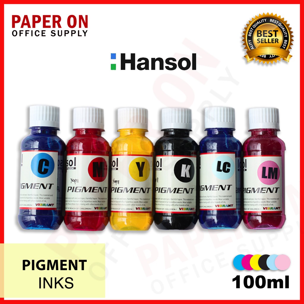 Hansol Pigment Inks 100ML | Shopee Philippines