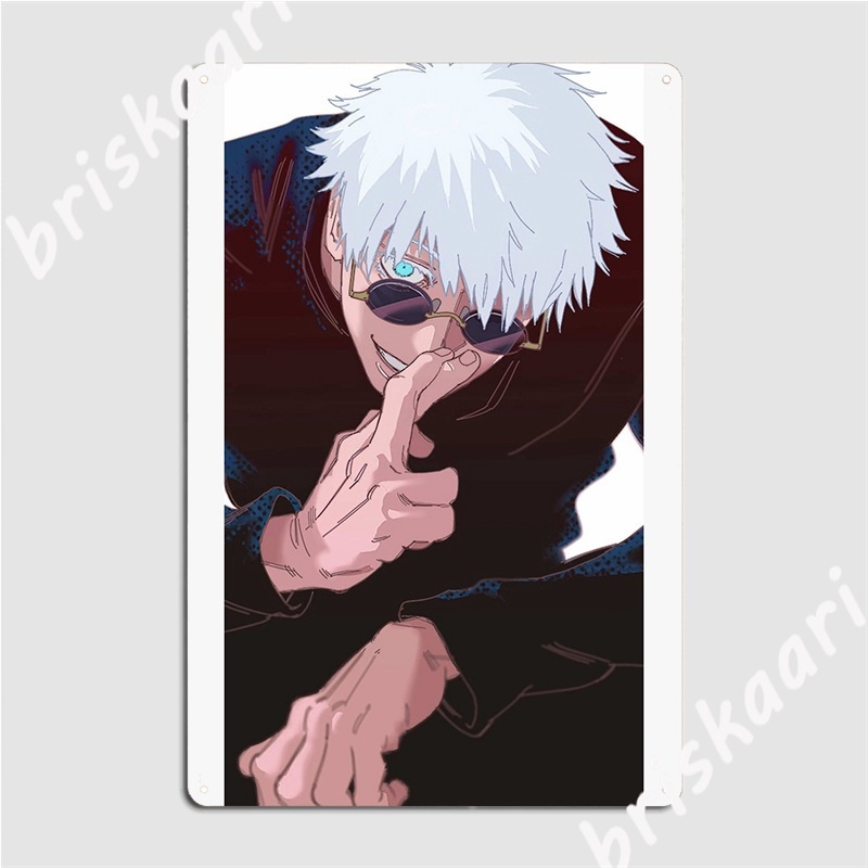 Satoru Gojo Jujutso Kaisen Metal Sign Cinema Living Room Pub Garage ...