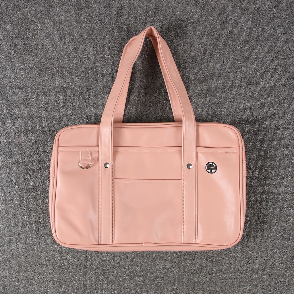 Japanese Fashion school leather JK bag spacious and sturdy | Shopee ...