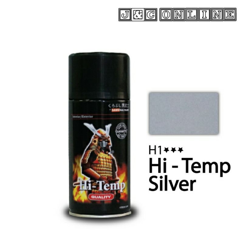 SAMURAI PAINT HI TEMP SILVER H1* 300ml | Shopee Philippines