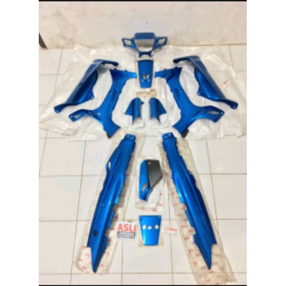 Cover set body full set fiz r fiz r blue bc 3 98 yamah fiz r | Shopee ...
