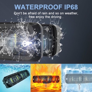 8D 12V 24V LED Work Light Bar Off Road 20W 6000k Spot Beam for Truck ...