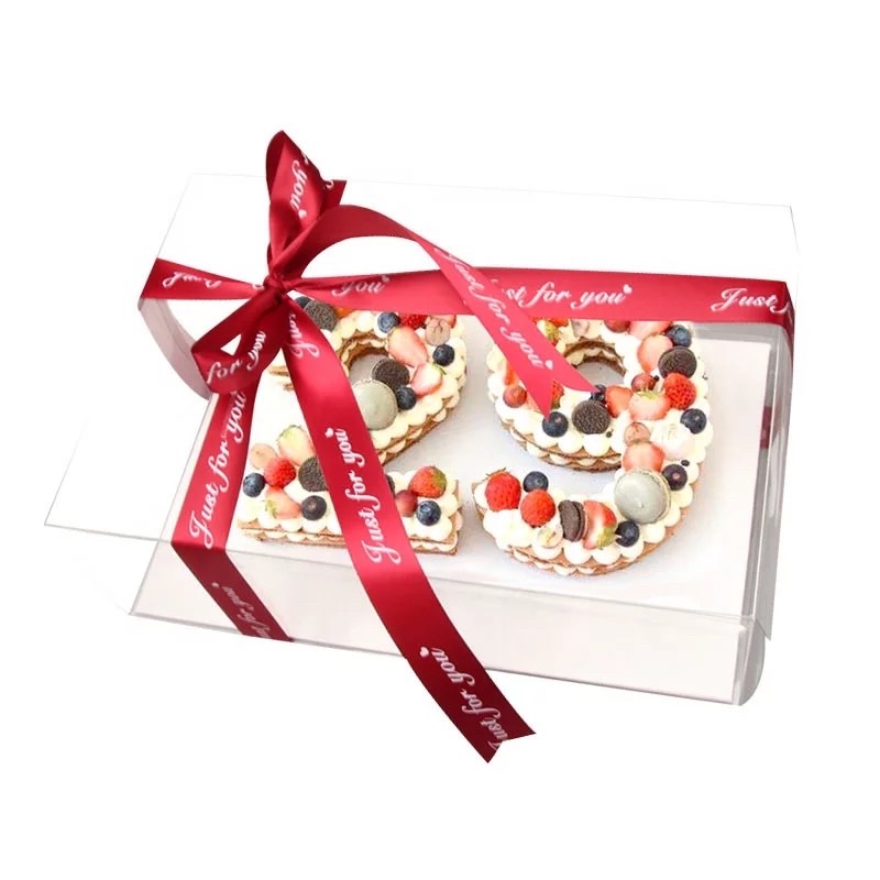 Rectangle Acetate Letter / Number Cake Box with Board | Shopee Philippines