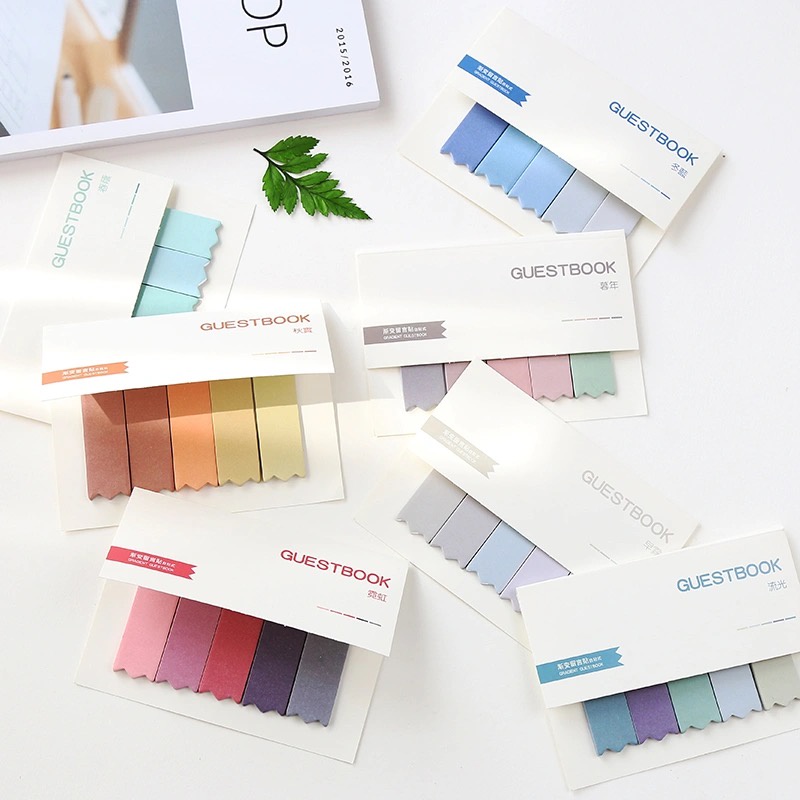 100 Sheets Sticky Notes Korean Stationery Office Stationery Note Paper ...