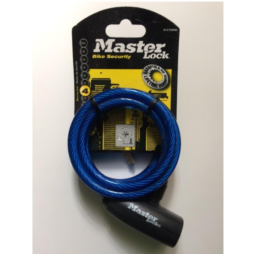 Master Lock 8127DPRO Bike Security (Blue) | Shopee Philippines
