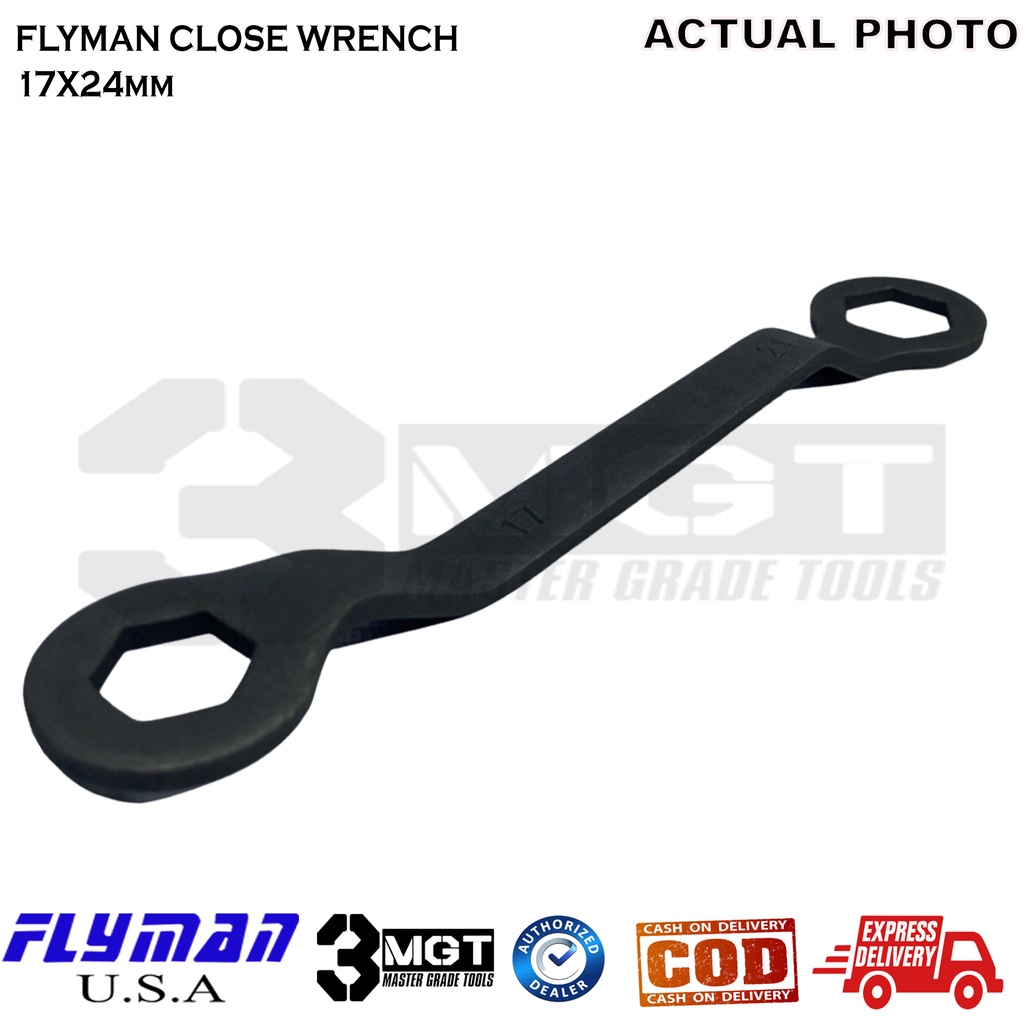 Original Flyman Close Wrench Sizes 17x24mm | Shopee Philippines