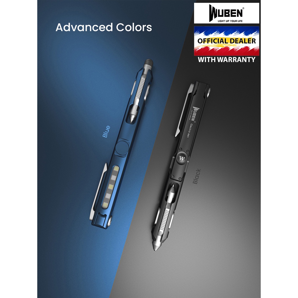 WUBEN Gecko E61 EDC Pen Rechargeable Multi-functional Penlight ...