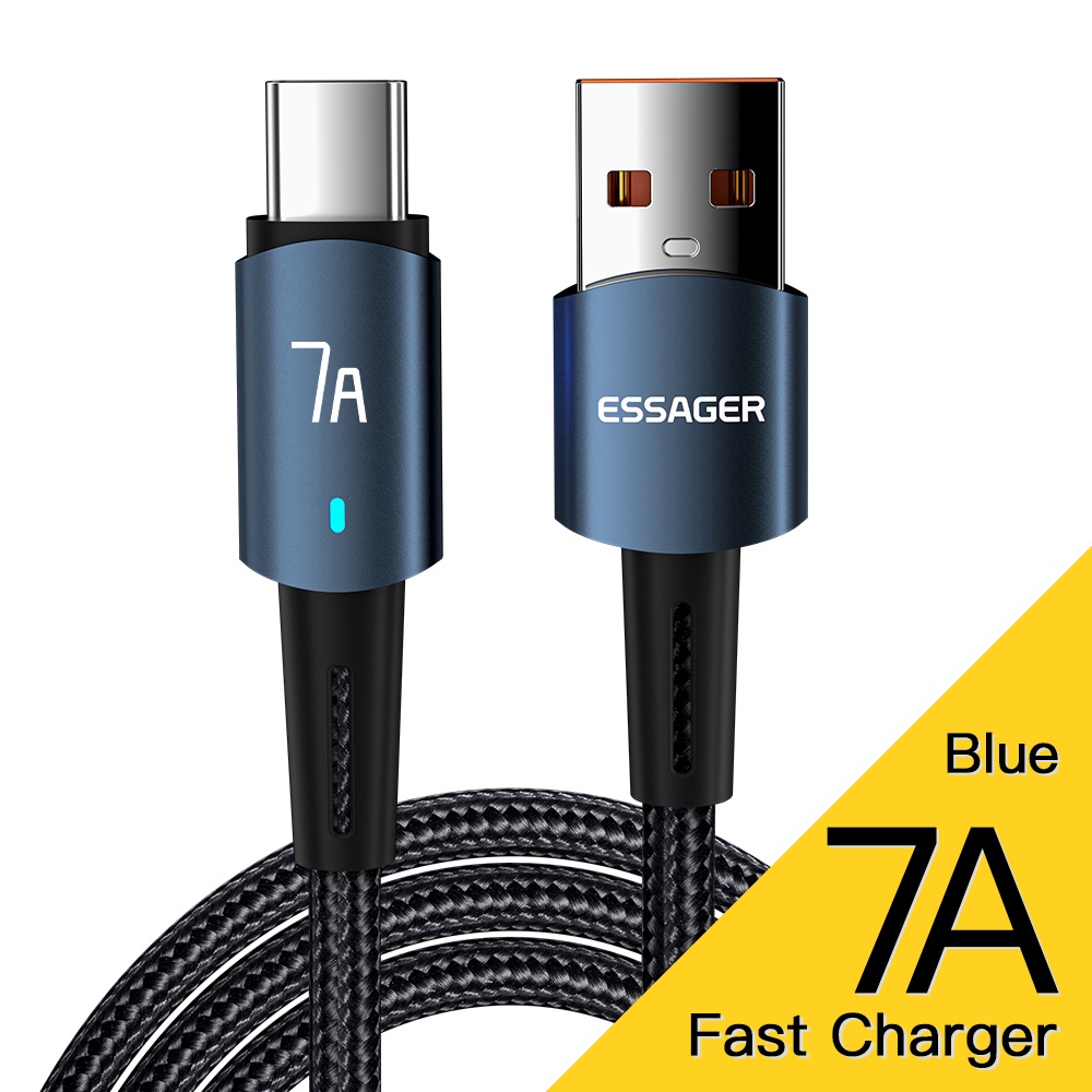 Essager 80W 7A Super fast Charger Cable Fast USB Type C Charging Data ...