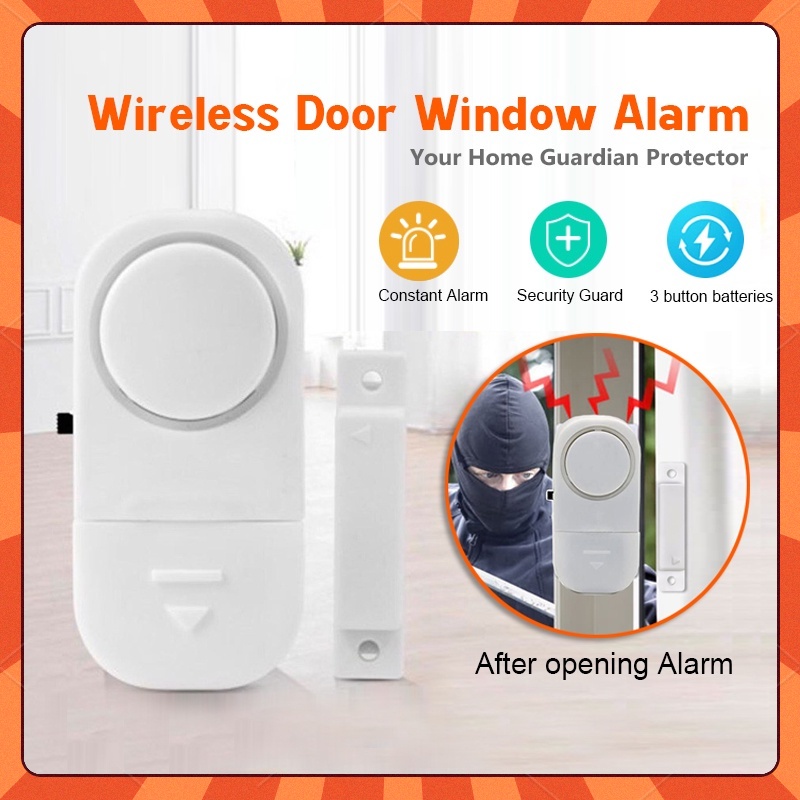 Wireless Door and Window Entry Alarm Burglar Alarm Sensor | Shopee ...