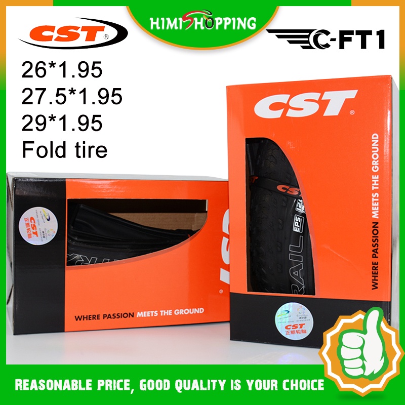 READY STOCK-CST MTB Tyre Foxtrail Folding tires, super light C-FT1 26/ ...
