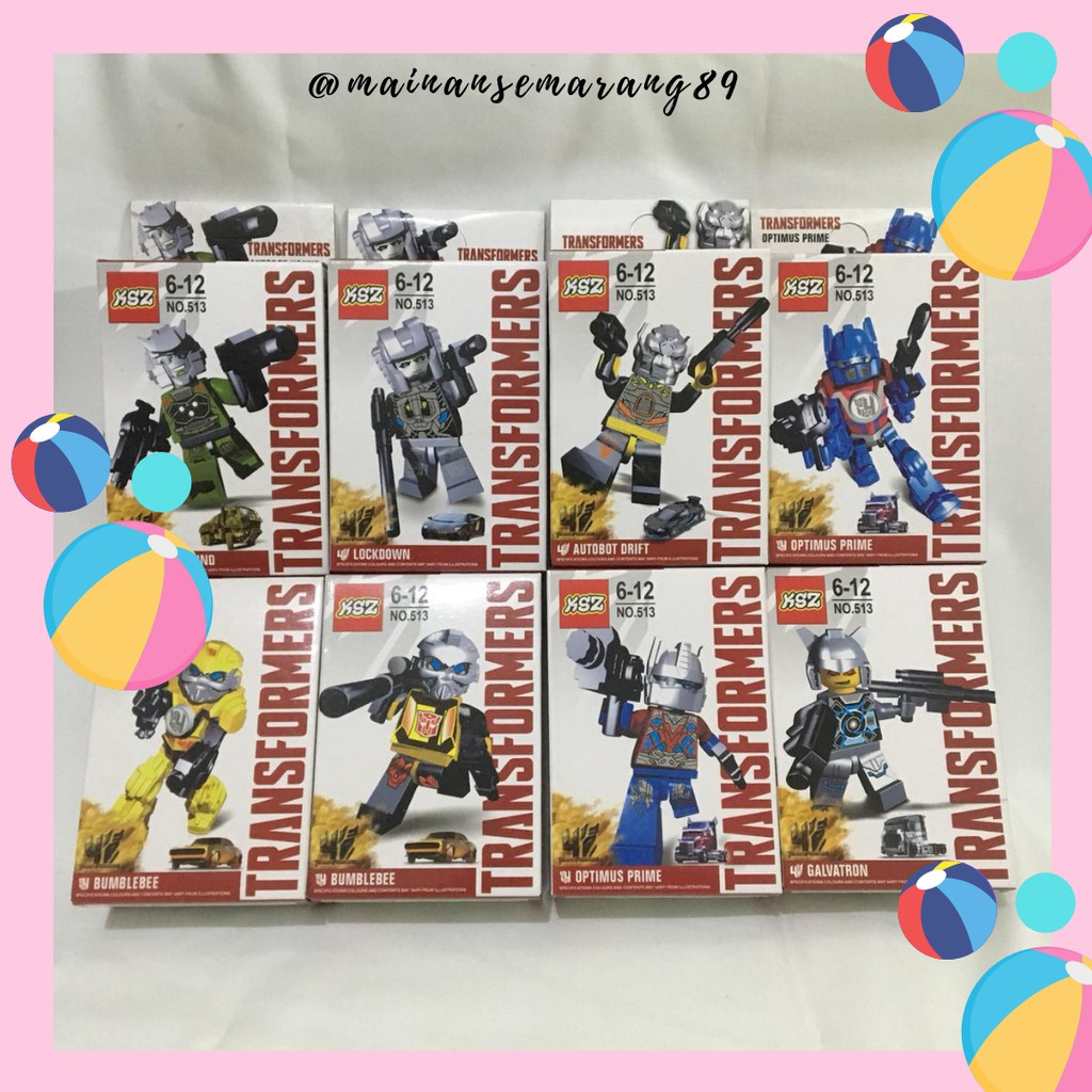 Lego KSZ Transformers (Optimus Prime, Bumblebee, Galvatron, Autobot ...