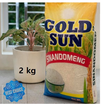 Goldsun Well Milled Sinandomeng White Rice 2 kg | Shopee Philippines
